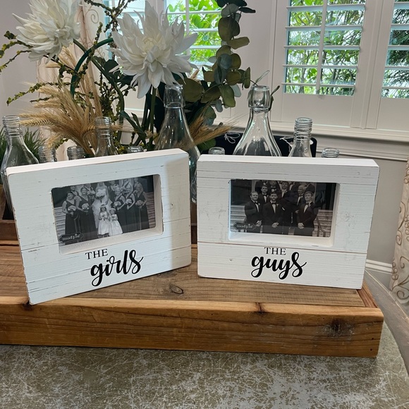 Mud Pie | Wall Decor | Mudpie Wedding Heres The Guysgirls Wood Picture ...